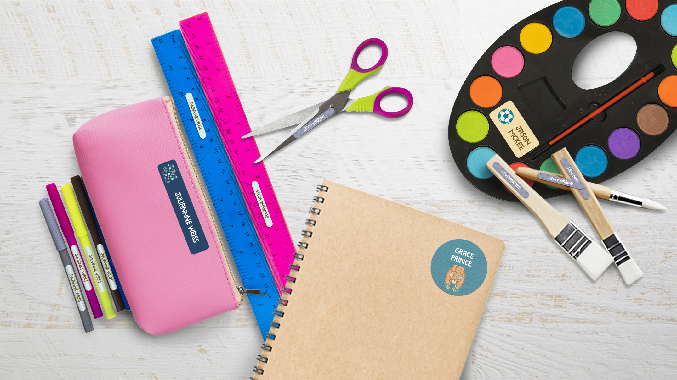 Creative Ways to Label Kids School Items | Fun Labeling Ideas