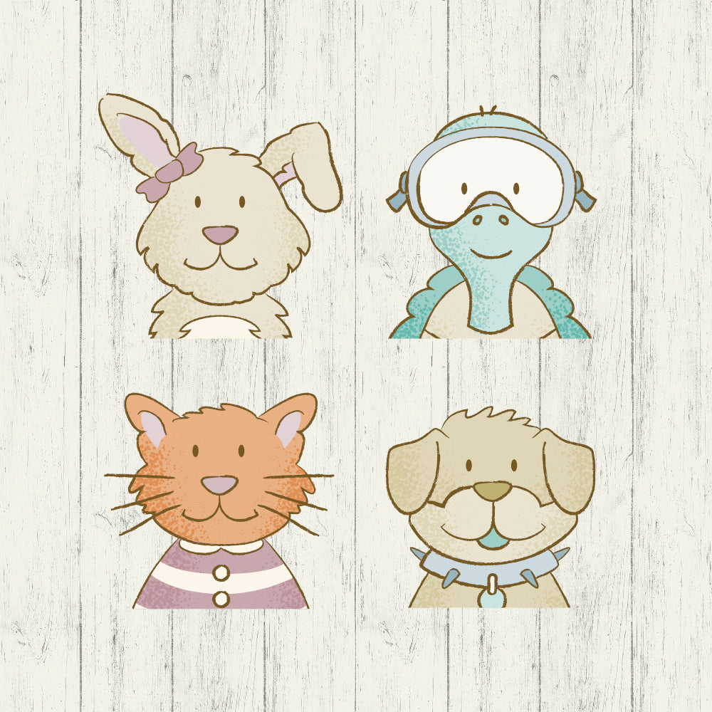Pet Pals Labels Collection | InkyBug
