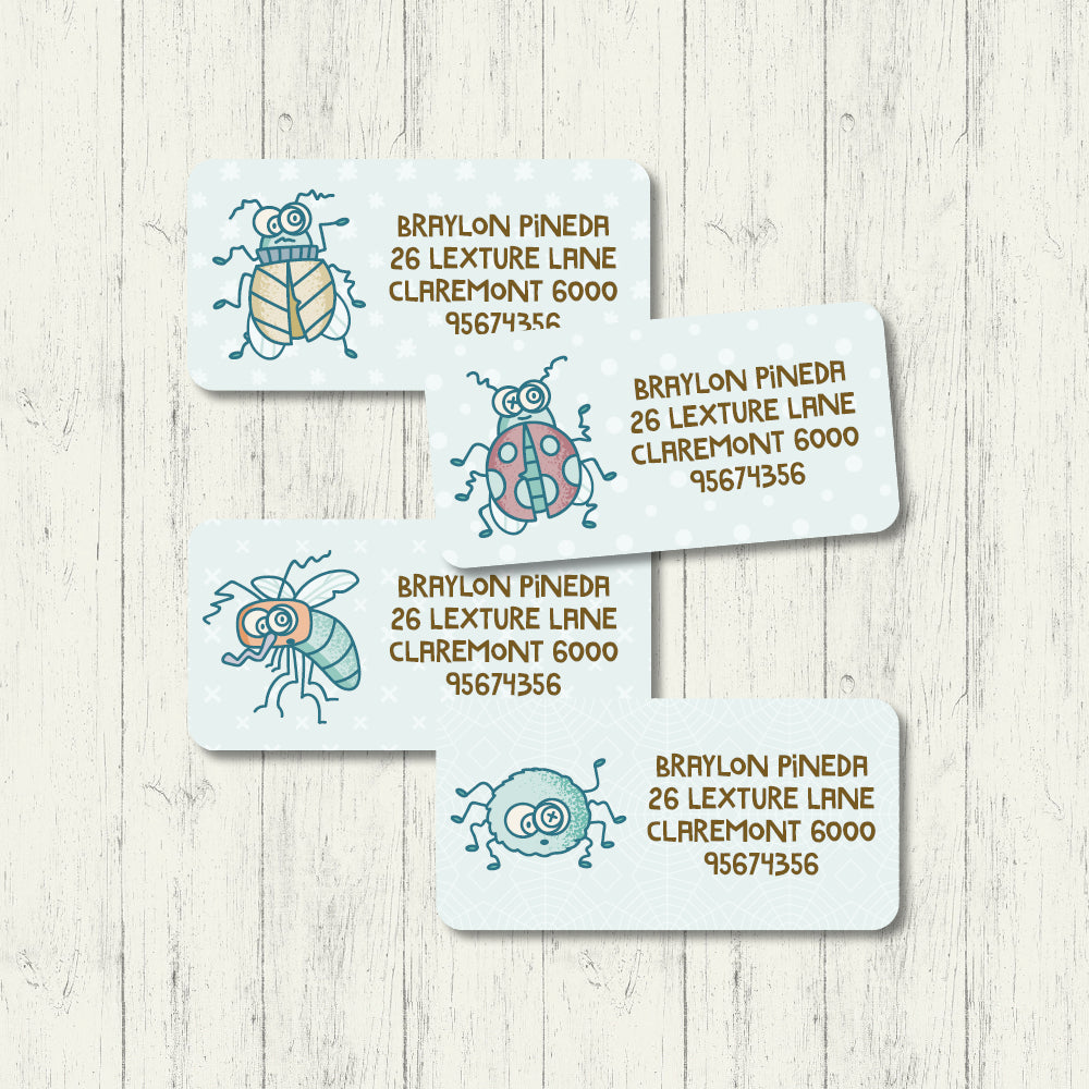 EEEWW Address Labels – Personalised Mail Stickers