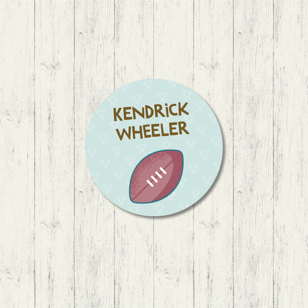 Football Shoe Labels – Tough, Waterproof & Laminated