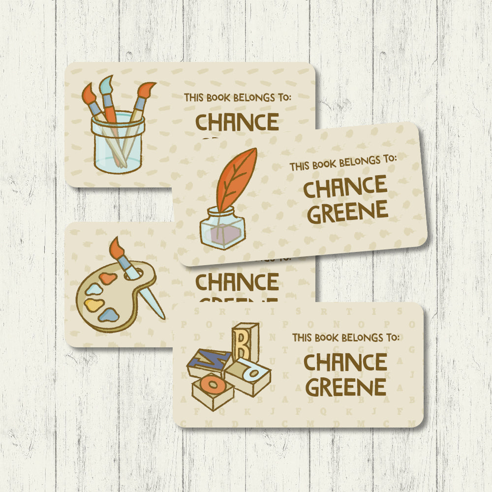 The Ink Shop Book Labels – Personalize Your Child’s Books