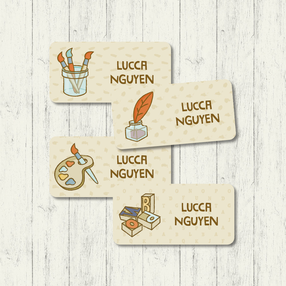 The Ink Shop Standard Labels – Durable for School